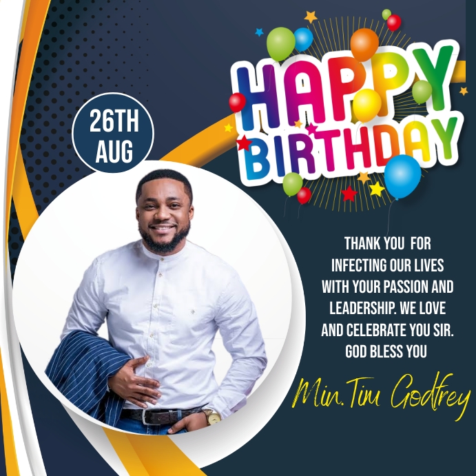 Happy Birthday Template | PosterMyWall