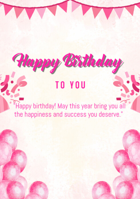 happy birthday Template | PosterMyWall