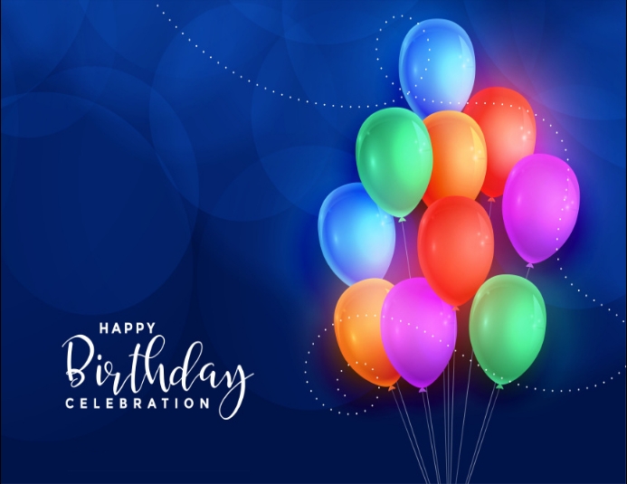 Happy birthday design template | PosterMyWall