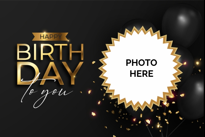 Happy Birthday Design Template | PosterMyWall