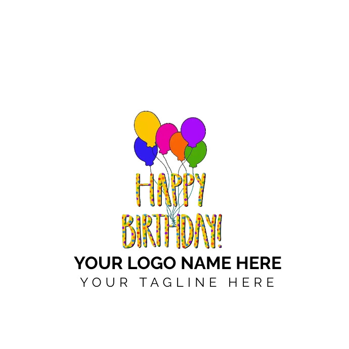 Plantilla de happy birthday | PosterMyWall
