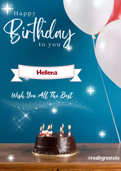 Happy Birthday Template | PosterMyWall