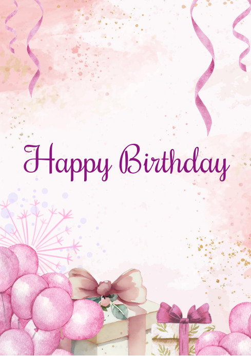 Happy birthday Template | PosterMyWall