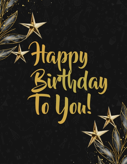 Plantilla de Birthday Celebration Folletos | PosterMyWall
