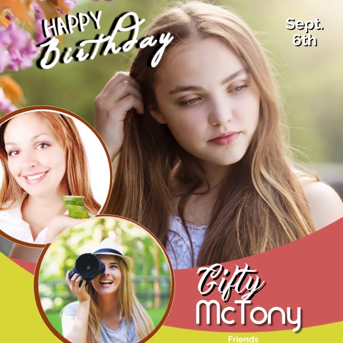 Happy Birthday Design Template | PosterMyWall