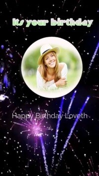 Happy Birthday video template | PosterMyWall