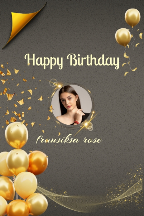 Happy Birthday Template | PosterMyWall