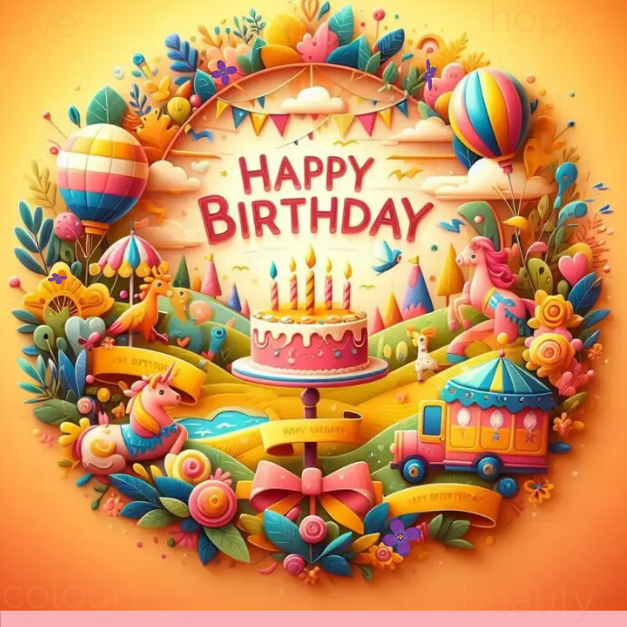 Happy birthday Template | PosterMyWall