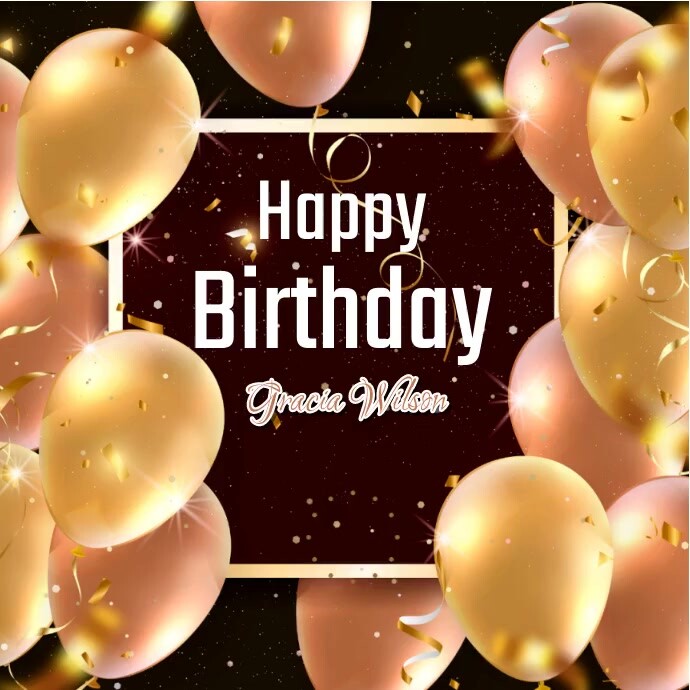 Plantilla de Happy Birthday | PosterMyWall