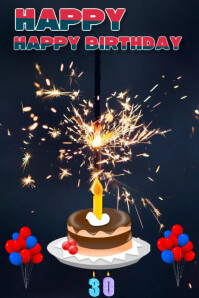 HAPPY BIRTH DAY Template | PosterMyWall
