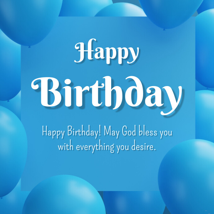 Happy birthday Template | PosterMyWall