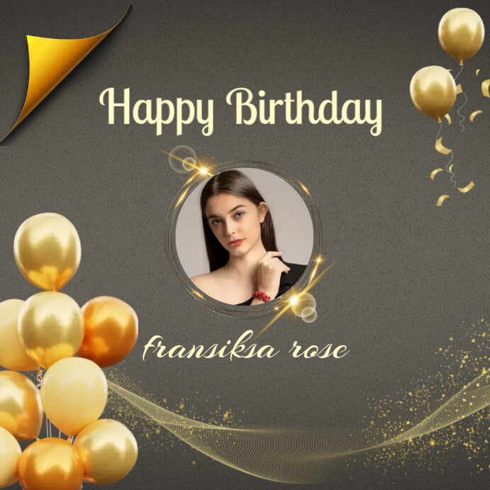 Happy Birthday Template | PosterMyWall