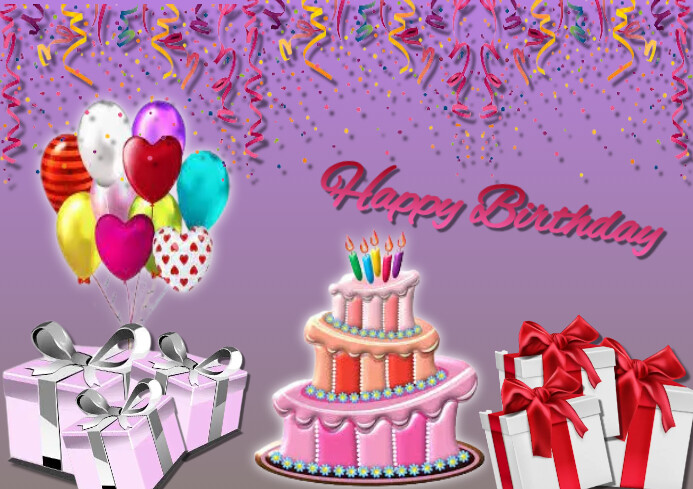 Happy Birthday Template | PosterMyWall
