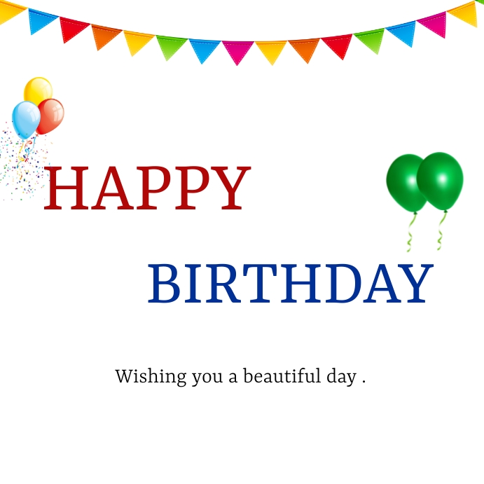 Happy birthday Template | PosterMyWall