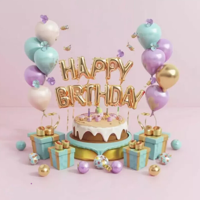 Happy birthday design template | PosterMyWall