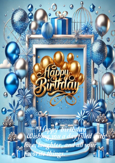 Happy birthday Template | PosterMyWall