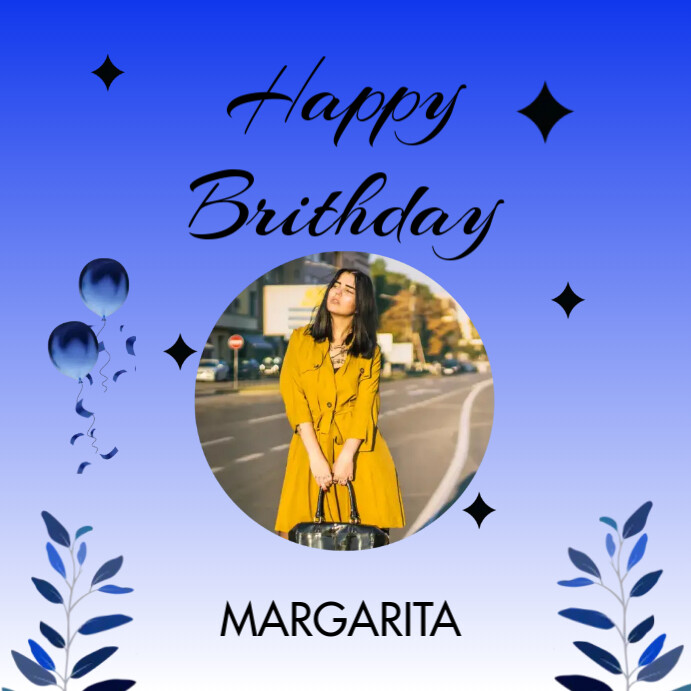 Happy Birthday Template | PosterMyWall