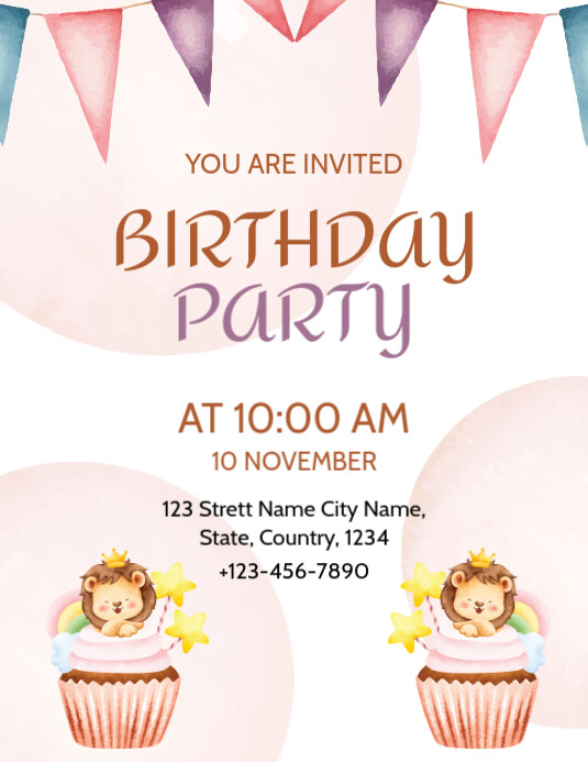 Plantilla de Happy Birthday | PosterMyWall