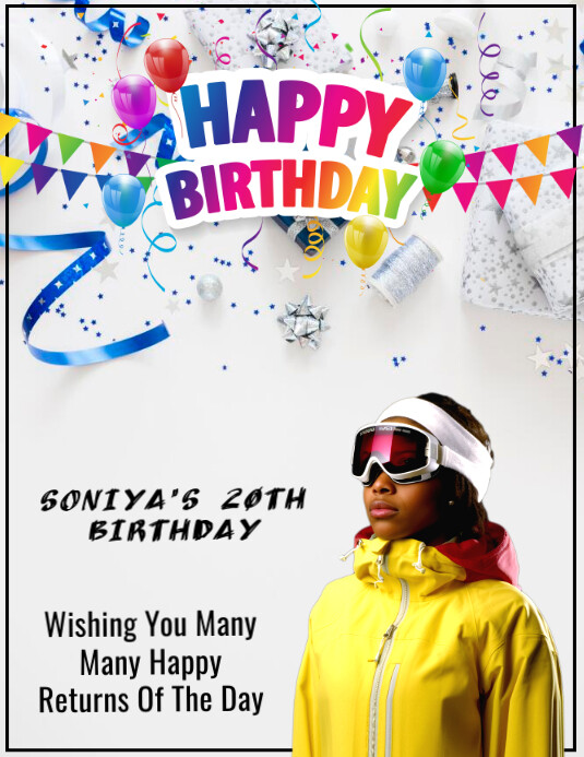 Happy Birthday Template | PosterMyWall