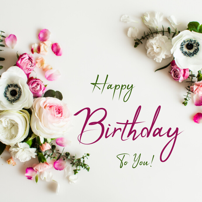 Happy birthday Template | PosterMyWall