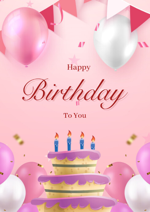 Happy birthday Template | PosterMyWall
