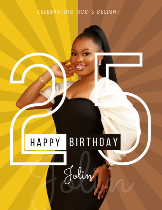 HAPPY BIRTHDAY DESIGN TEMPLATE | PosterMyWall