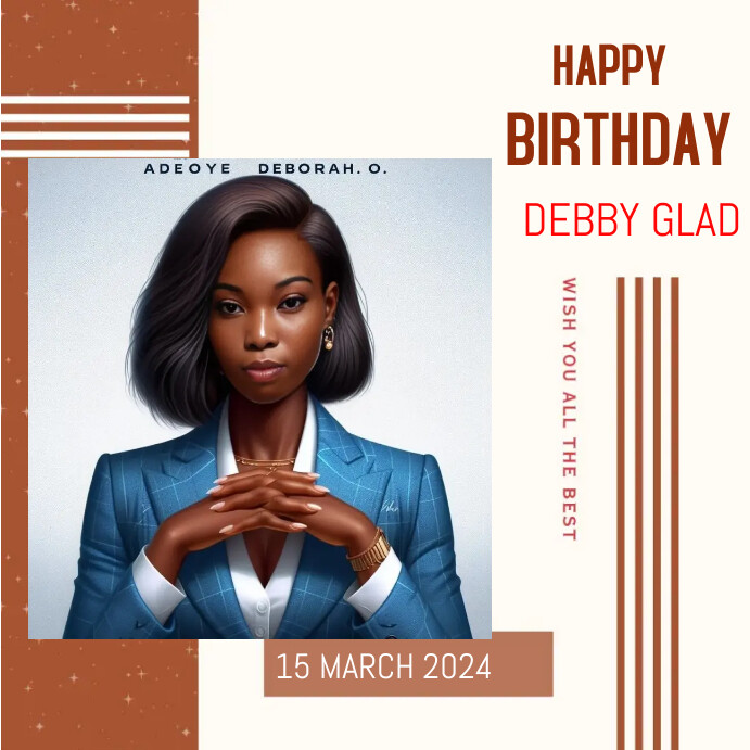 Happy Birthday design template | PosterMyWall