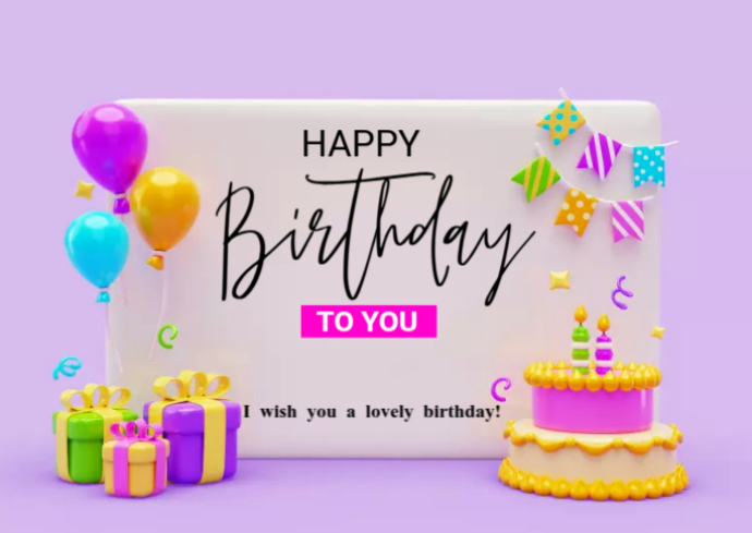 free editable birthday cards templates | PosterMyWall