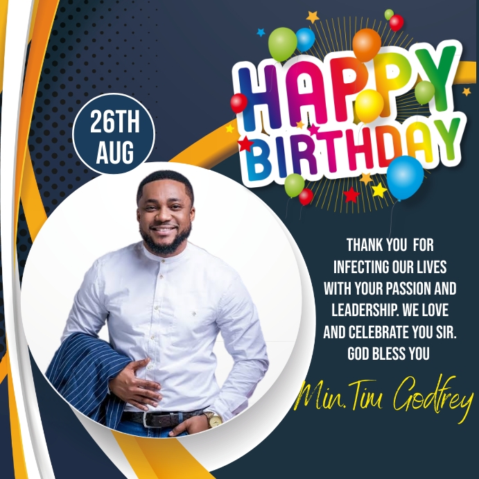 Happy Birthday Template | PosterMyWall