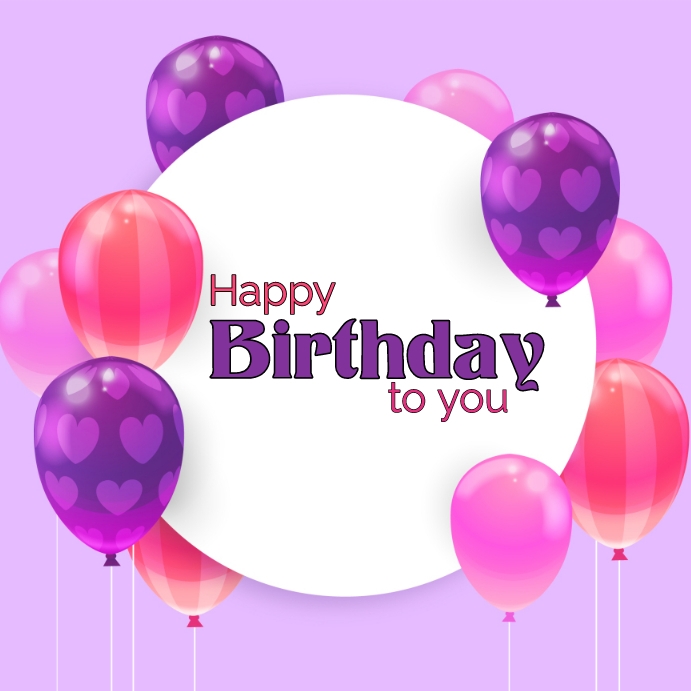 Happy Birthday Design Template | PosterMyWall