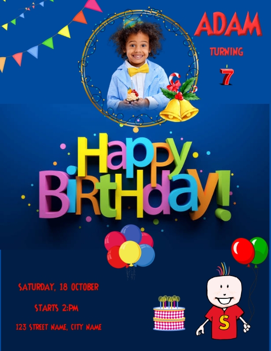 Copy of HAPPY BIRTHDAY | PosterMyWall