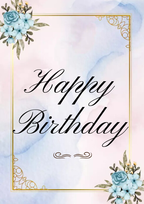 Happy Birthday Template | PosterMyWall