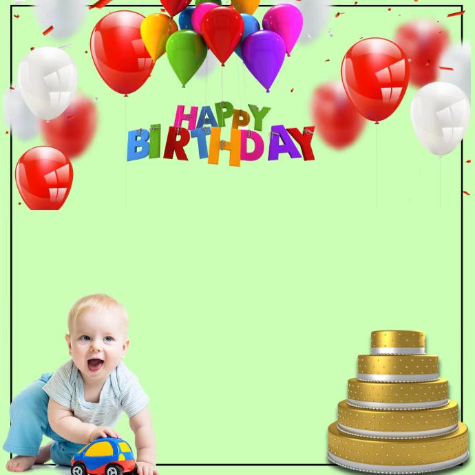 Happy Birthday Template | PosterMyWall