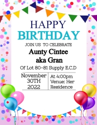 Birthday Template | PosterMyWall