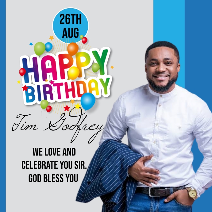 Copy of happy Birthday | PosterMyWall