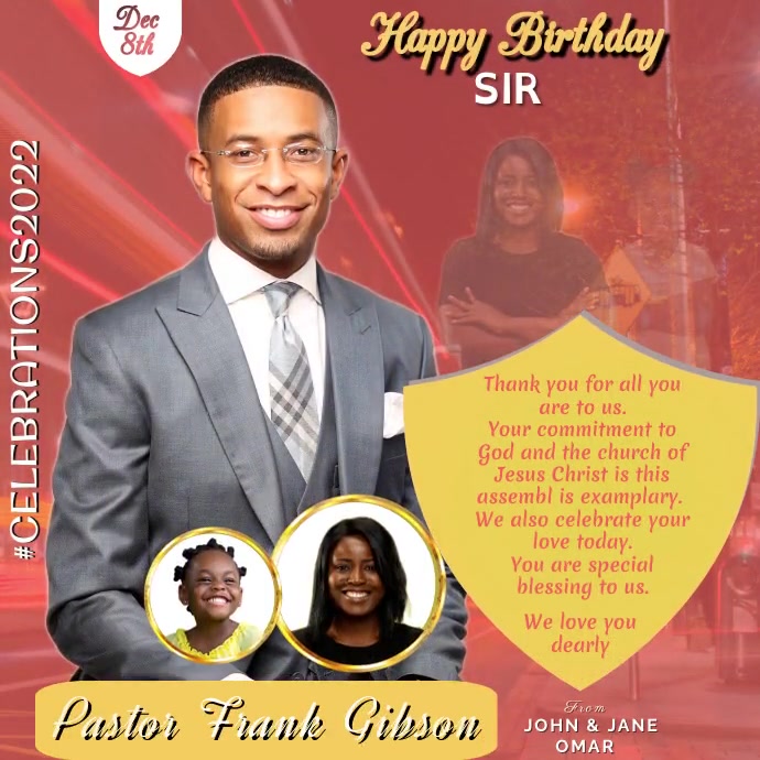 Happy Birthday Design Template | PosterMyWall