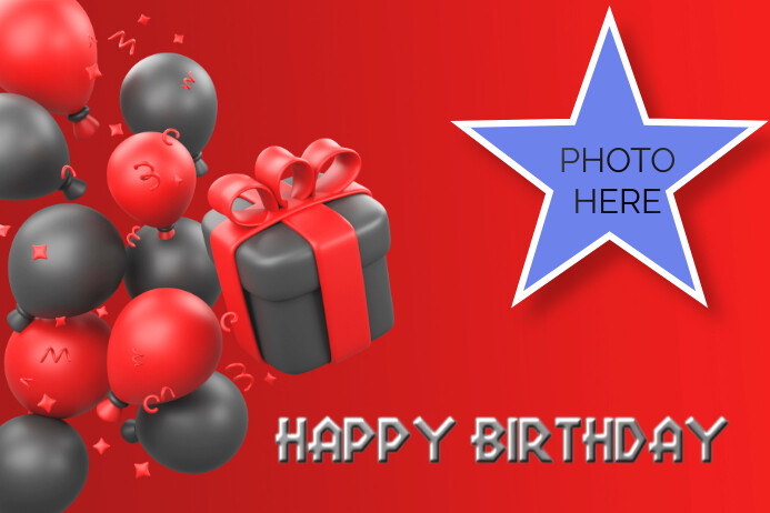 Happy Birthday Design Template | PosterMyWall