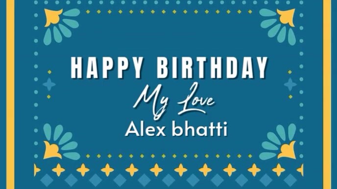 happy birthday digital display video Templat | PosterMyWall