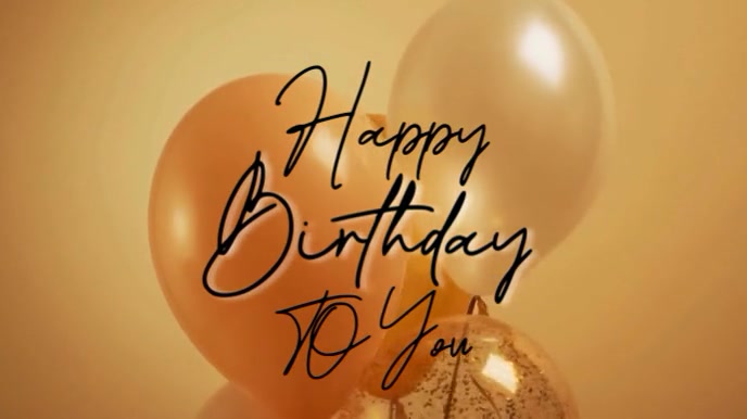 happy birthday digital display video Template | PosterMyWall