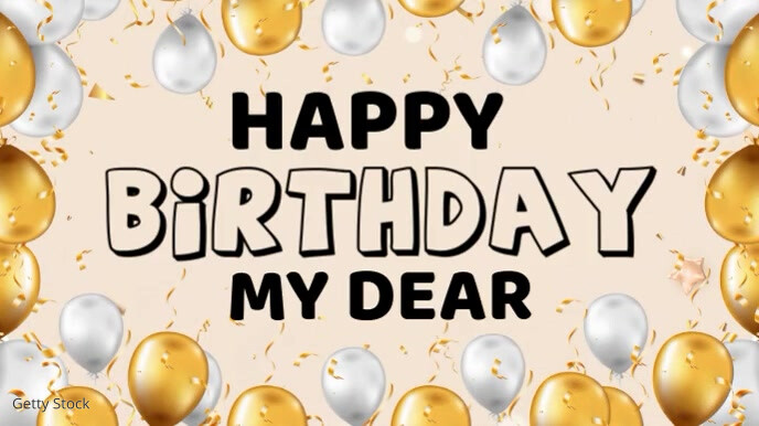 happy birthday digital display video Template | PosterMyWall