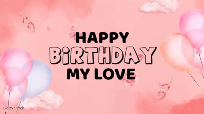 happy birthday digital display video Templat | PosterMyWall