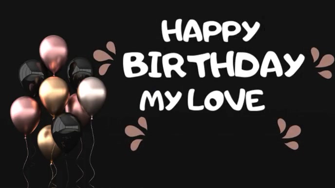 happy birthday digital display video Template | PosterMyWall