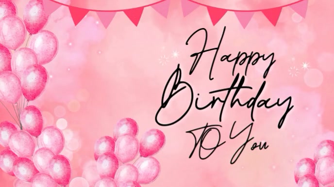 happy birthday digital display video Template | PosterMyWall