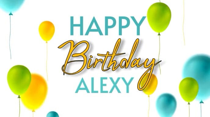 happy birthday digital display video Template | PosterMyWall