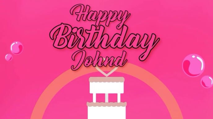 happy birthday digital display video Template | PosterMyWall