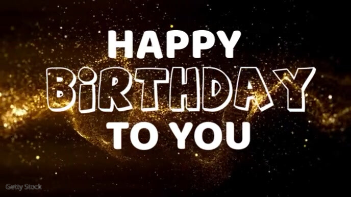 Copy of happy birthday digital display video | PosterMyWall