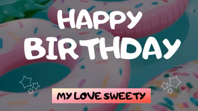 happy birthday digital display video Template | PosterMyWall