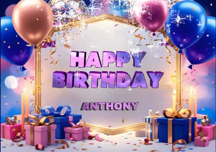 Happy Birthday Flyer Background Template | PosterMyWall