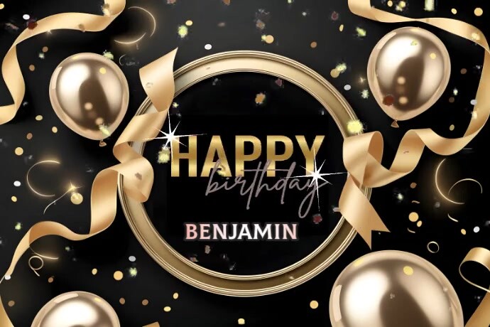 Plantilla de Happy Birthday Flyer Background | PosterMyWall