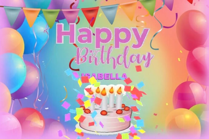 Happy Birthday Flyer Background54 Template | PosterMyWall